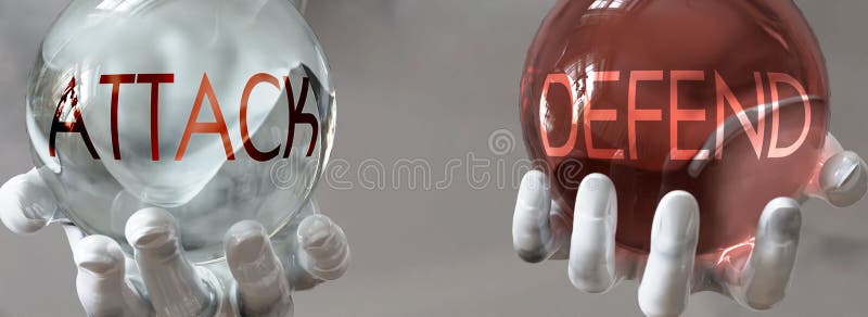 Defend and Attack in a Balanced Life - Pictured As Words Defend,attack ...