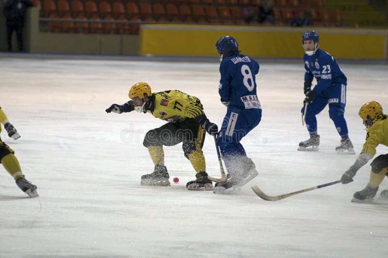 Defender Blocks the Attacker Editorial Photography - Image of frosty ...
