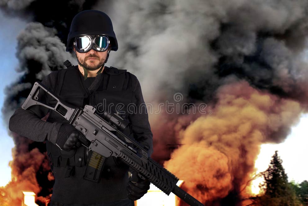 Defense against terrorism stock image. Image of danger - 22259985