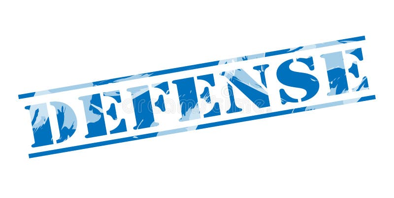 Defense blue stamp stock illustration. Illustration of label - 97573572