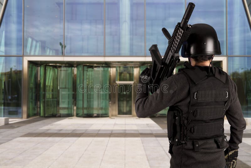 Defense of Companies, Protecting a Business Stock Image - Image of ...