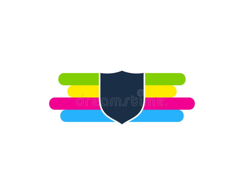 Defense Paint Logo Icon Design Stock Vector - Illustration of defense ...