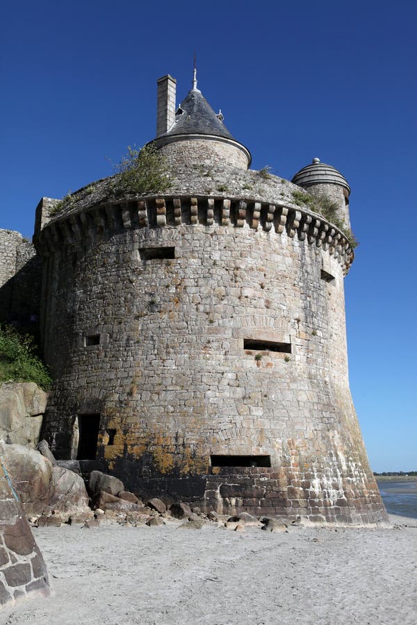 Defense Tower Inside the Shield Stock Photo - Image of detail, lleida ...