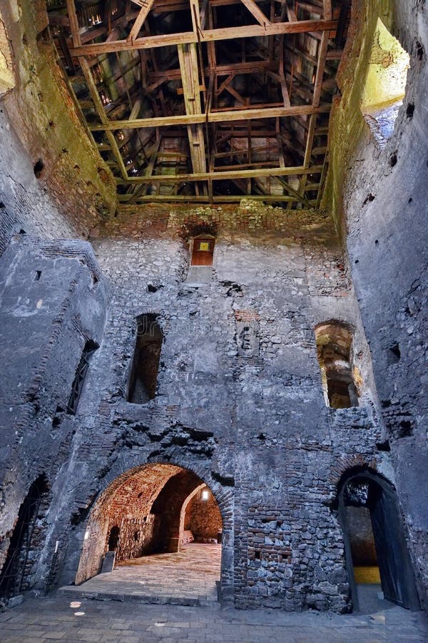 Defense tower stock image. Image of hunedoara, medieval - 74692761