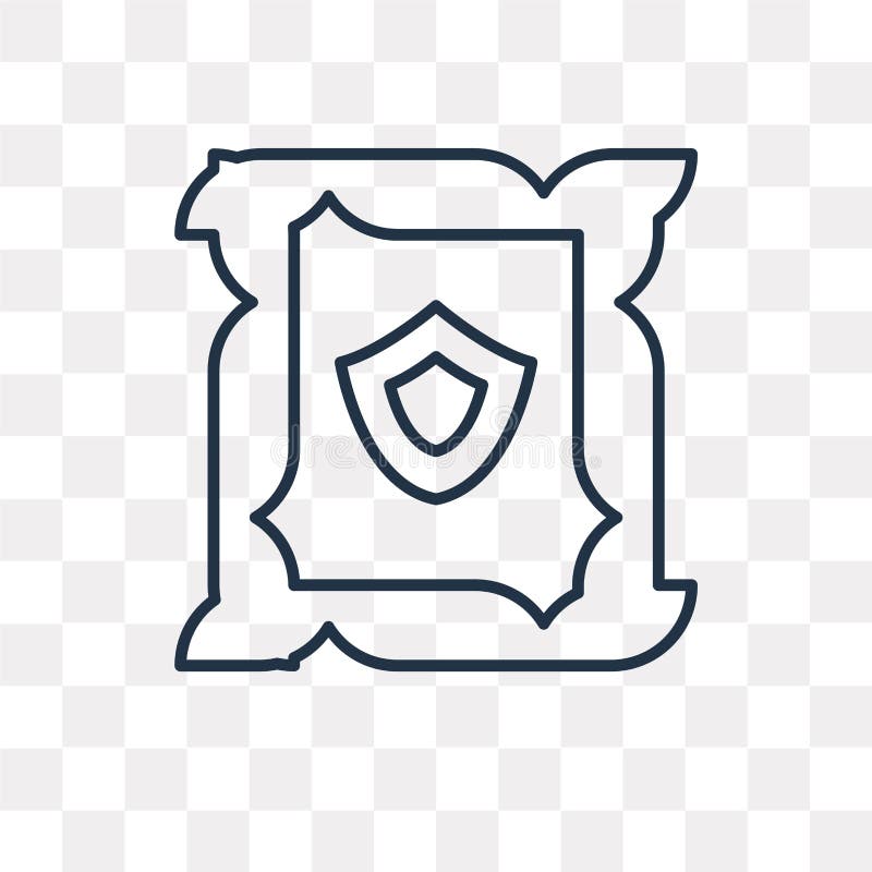 Defense Linear Icon. Modern Outline Defense Logo Concept on Whit Stock ...