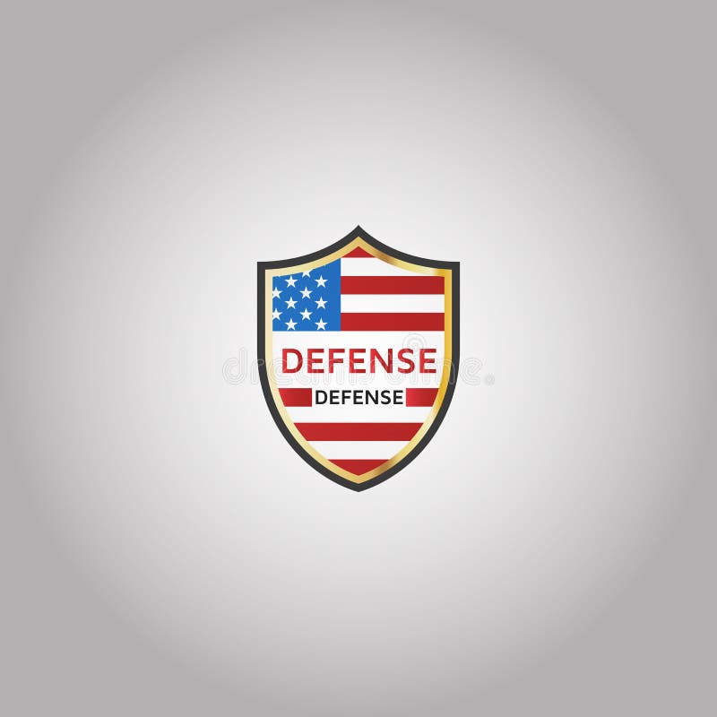 Defense Vector Logo Design Template Idea and Inspiration. Editorial ...