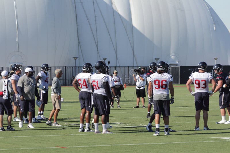 Defensive Players at Houston Texans Training Camp Editorial Image ...