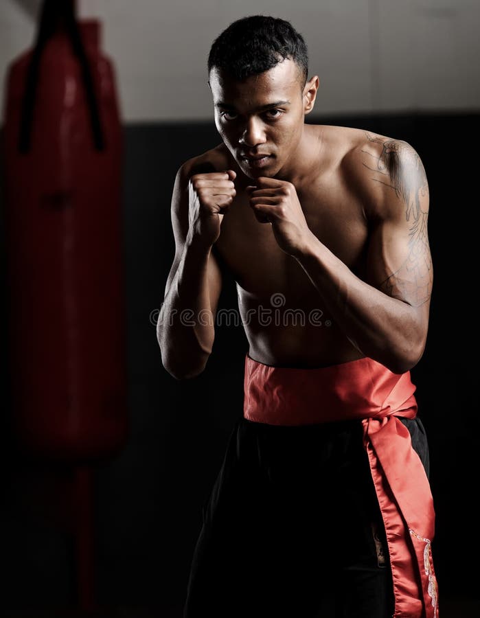 Defensive pose stock photo. Image of background, posture - 23112034