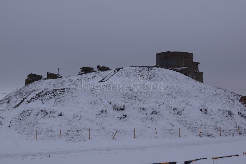 The Defensive Structure of the Last Century Was Stock Image - Image of ...