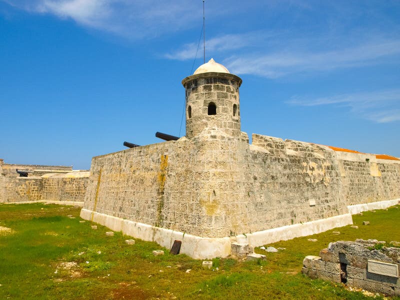 The Defensive Structure is Star Fortress. Fort Off the Coast of Havana ...