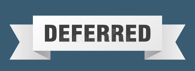 Deferred Banner Stock Illustrations – 164 Deferred Banner Stock ...