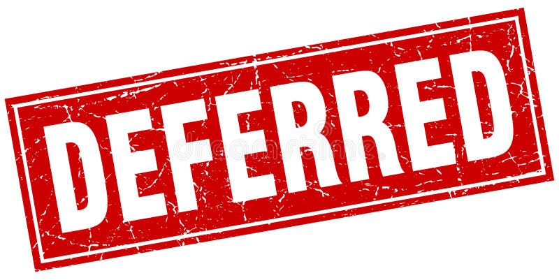 Deferred stamp stock vector. Illustration of square - 125005716