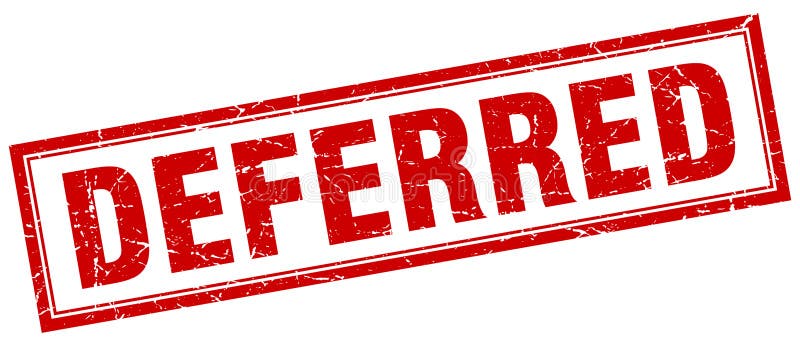 Deferred stamp stock vector. Illustration of seal, label - 124939680