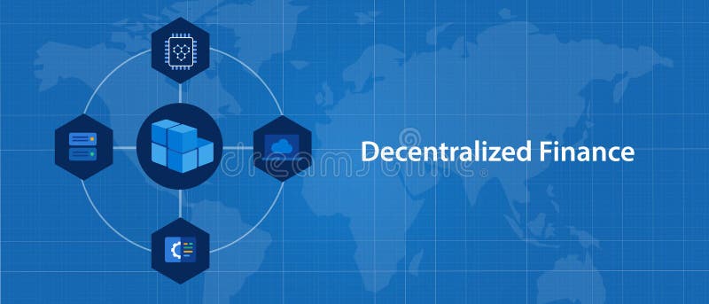 DEFI Decentralized Finance Distributed Money Record Banking System ...