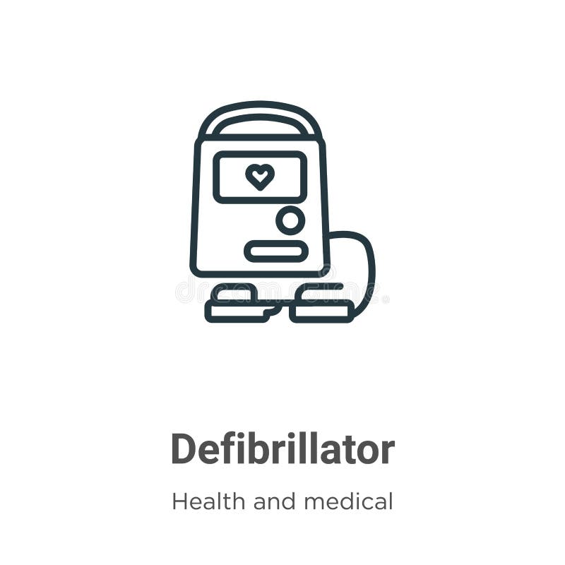 Black Defibrillator Stock Illustrations – 171 Black Defibrillator Stock ...