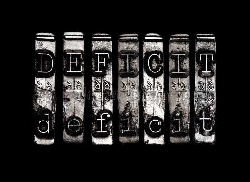 Deficit stock photo. Image of budget, concept, type, financial - 52633972