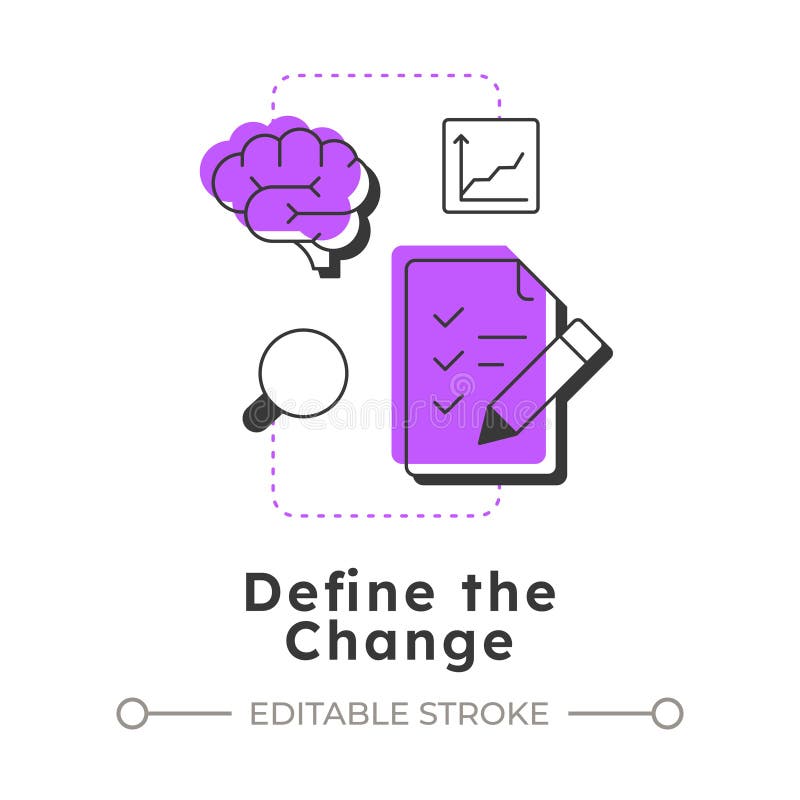 Define Change Modern Linear Concept Icon Stock Illustration ...