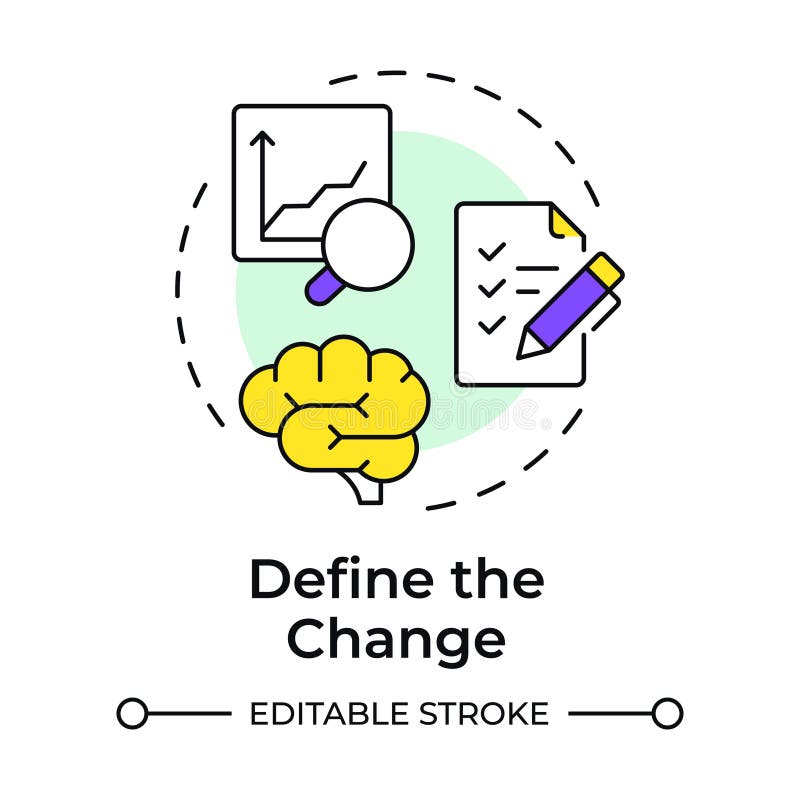 Define Change Multi Color Concept Icon Stock Illustration ...