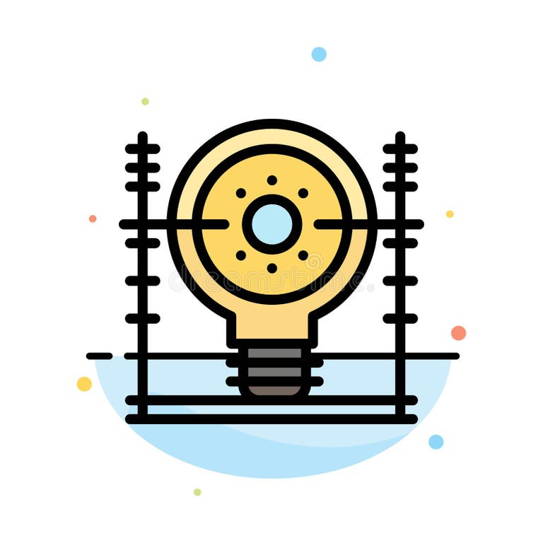 Define, Energy, Engineering, Generation, Power Abstract Flat Color Icon ...