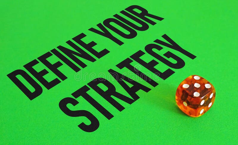 Define Your Strategy is Shown Using the Text Stock Photo - Image of ...