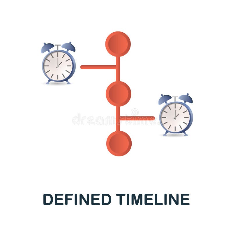 Timeline Icon. Monochrome Simple Icon for Templates, Web Design and ...