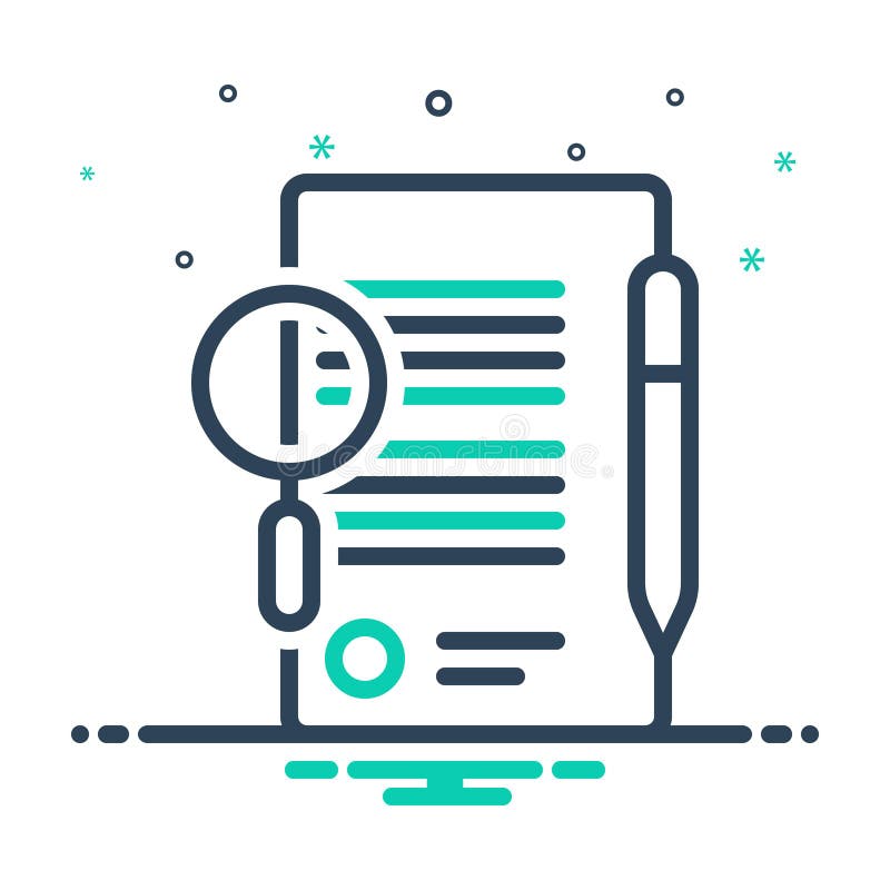 Mix Icon for Defining, Explain and Editable Stock Vector - Illustration ...