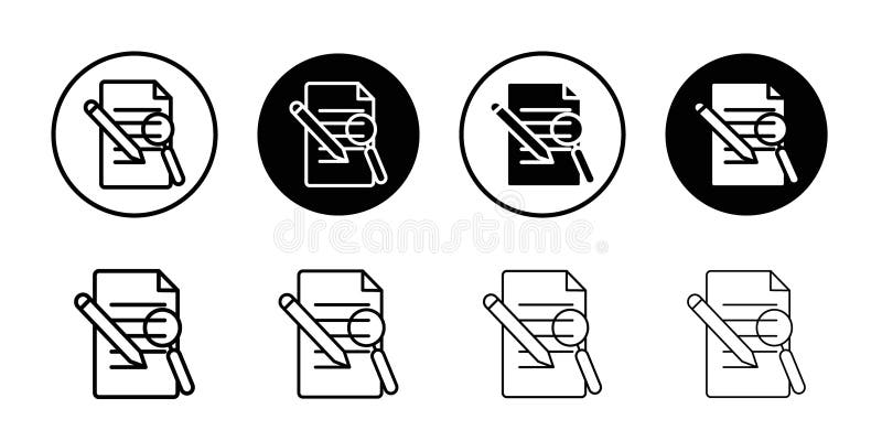 Defining Icon Logo Set Vector Stock Vector - Illustration of design ...