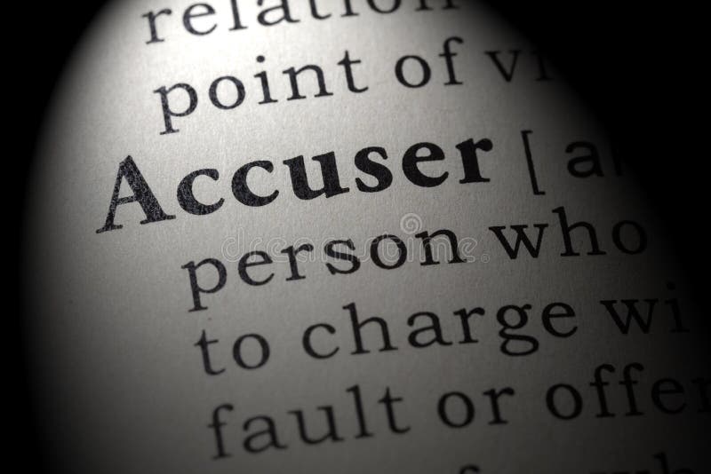 Definition of accuser stock photo. Image of text, page - 127346482