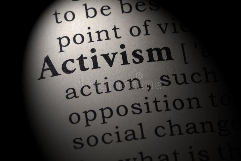 Definition of activism stock image. Image of book, definition - 113840327