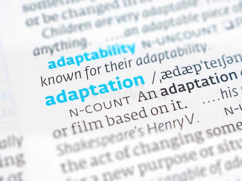 Definition of Adaptation Meaning of Adjustment, Change, Modification ...