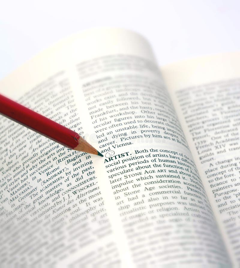 Definition of Artist with Doodle Stock Image - Image of draw, drawing ...