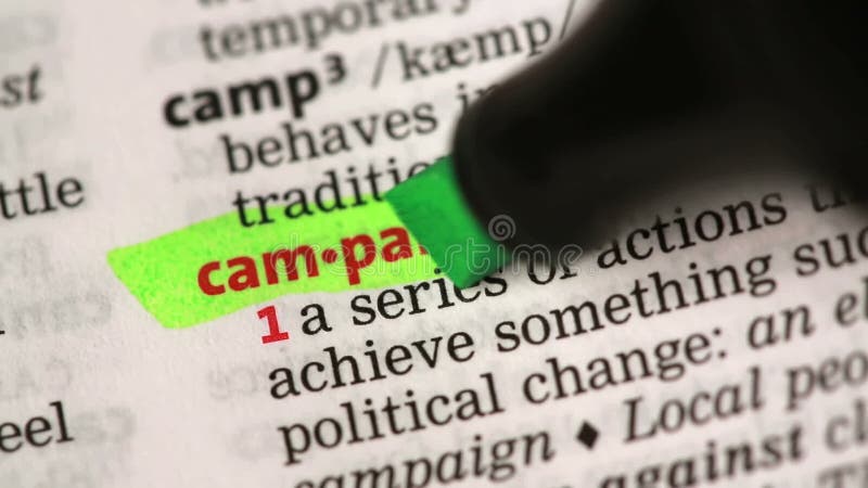 Definition of campaign stock video. Video of highdef - 40064375