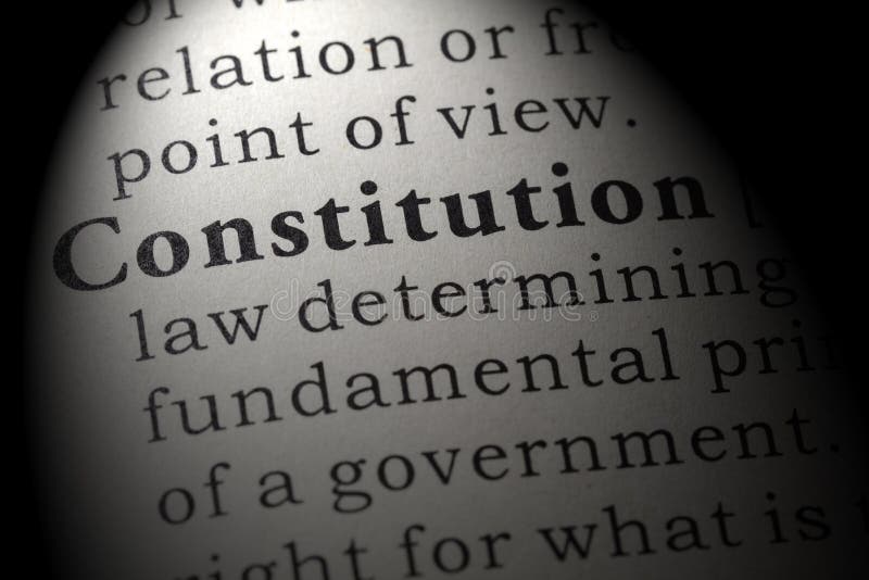 Definition of constitution stock photo. Image of concept - 127346860