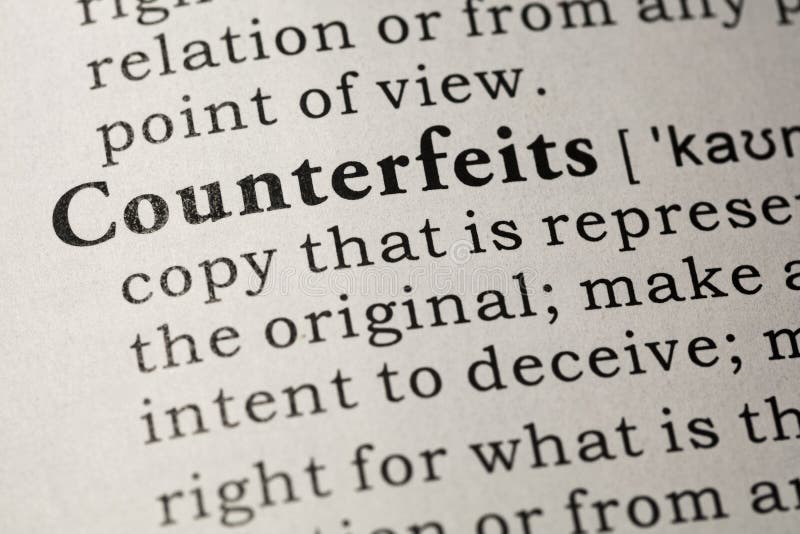 Definition of counterfeits stock image. Image of counterfeit - 171934109