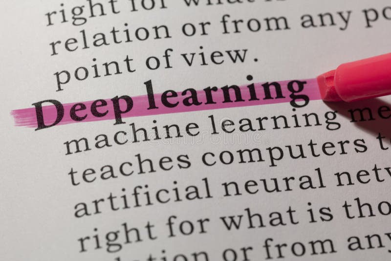 Definition of Deep Learning Stock Image - Image of macro, book: 188108653