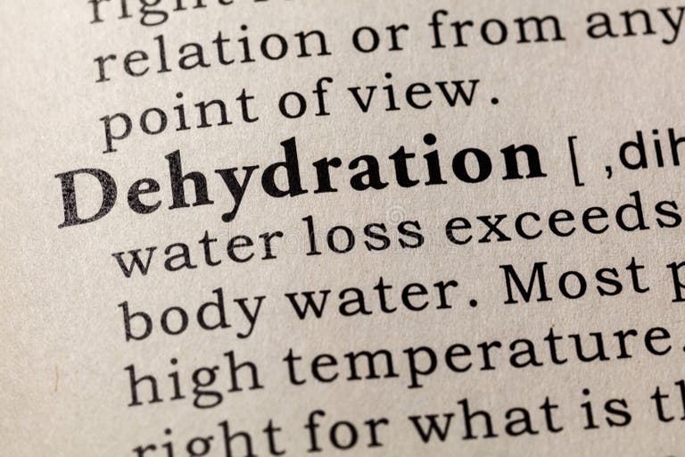 Definition of Dehydration stock image. Image of concept - 96528681