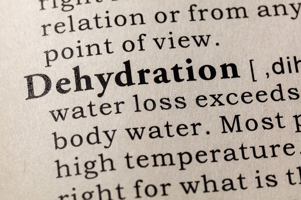 Definition of Dehydration stock image. Image of concept - 96528681