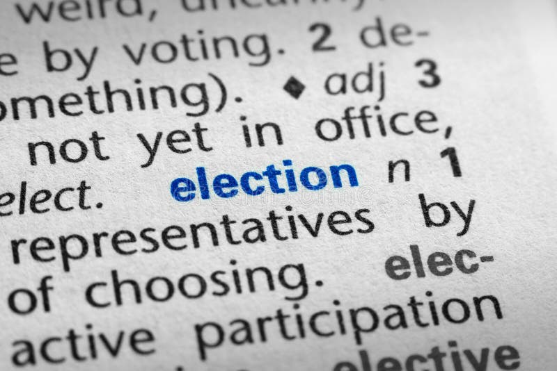 Definition of Election stock photo. Image of vote, definition - 9567870