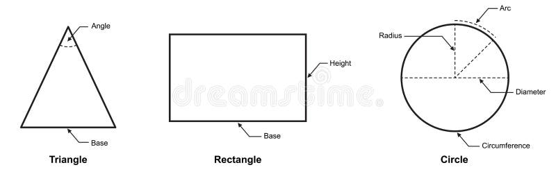Angles Geometry stock vector. Illustration of education - 53469850