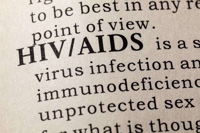 Definition of HIV/AIDS stock photo. Image of aids, concept - 96528318