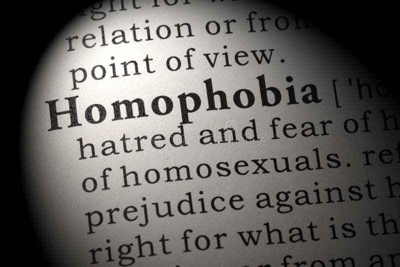 Definition of homophobia stock photo. Image of lgbt, word - 95733906