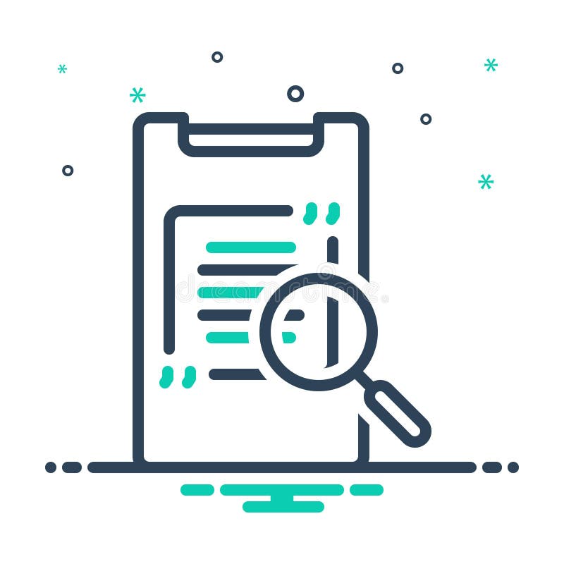 Mix Icon for Definition, Clarity and Lucidity Stock Vector ...