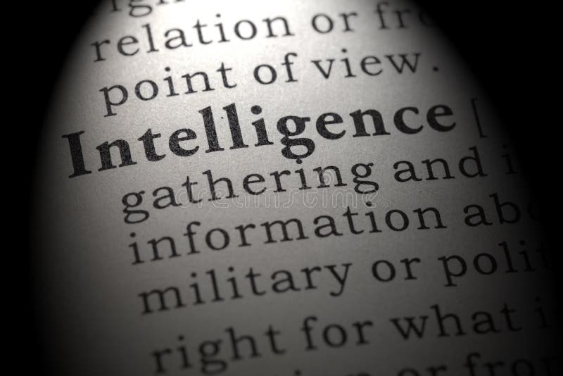 Definition of intelligence stock photo. Image of definition - 138241742