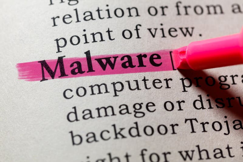 Definition of Malware stock image. Image of close, definition - 86114159