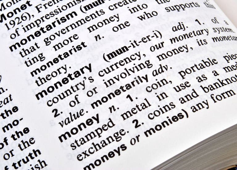 Definition of Money stock photo. Image of definition - 19377736