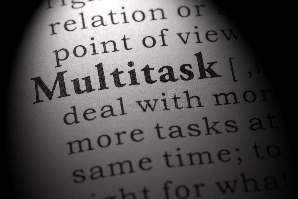 Definition of multitask stock image. Image of business - 138241441