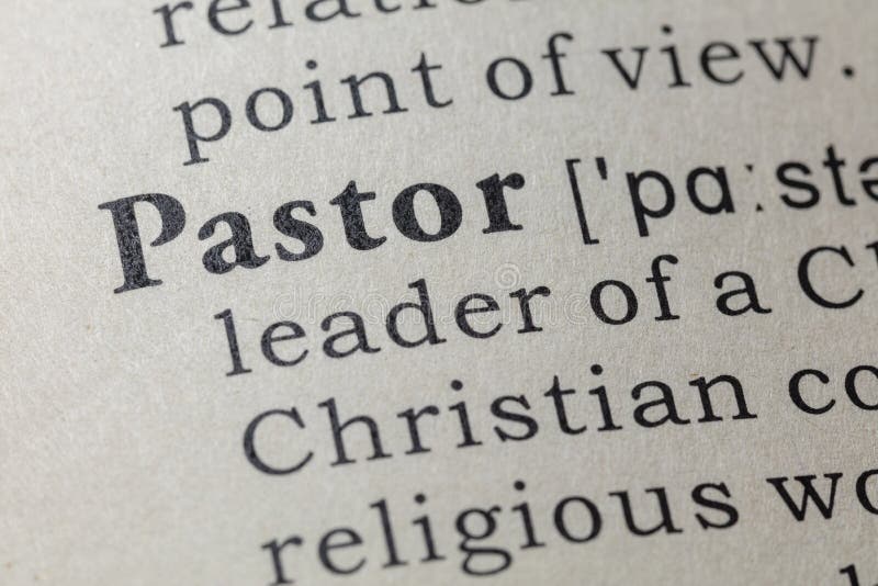 Definition of pastor stock image. Image of word, pastor - 124453073