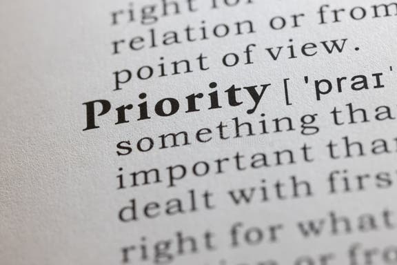 Definition of priority stock photo. Image of book, page - 232348778