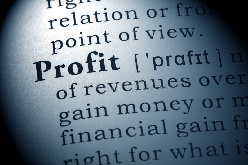 Definition of profit stock photo. Image of close, page - 93713054