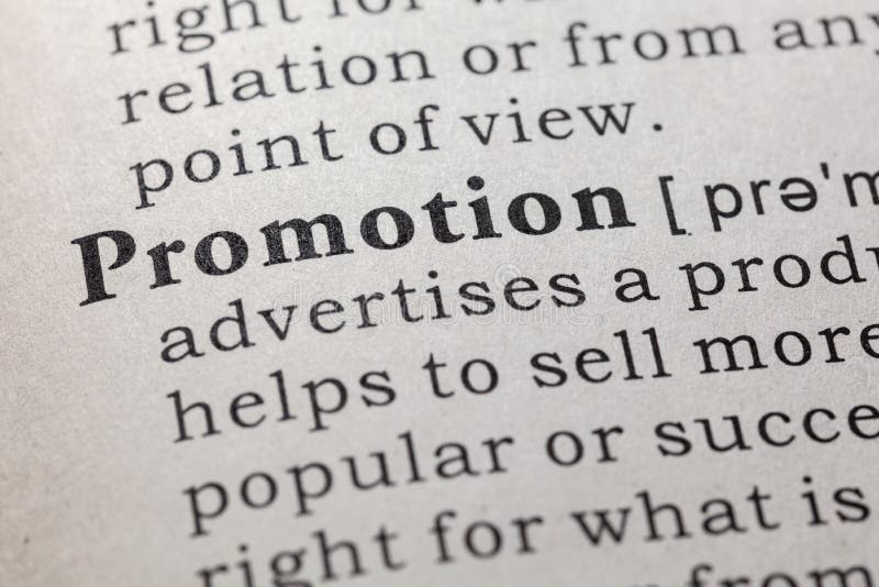 Definition of promotion stock image. Image of promotion - 138241635